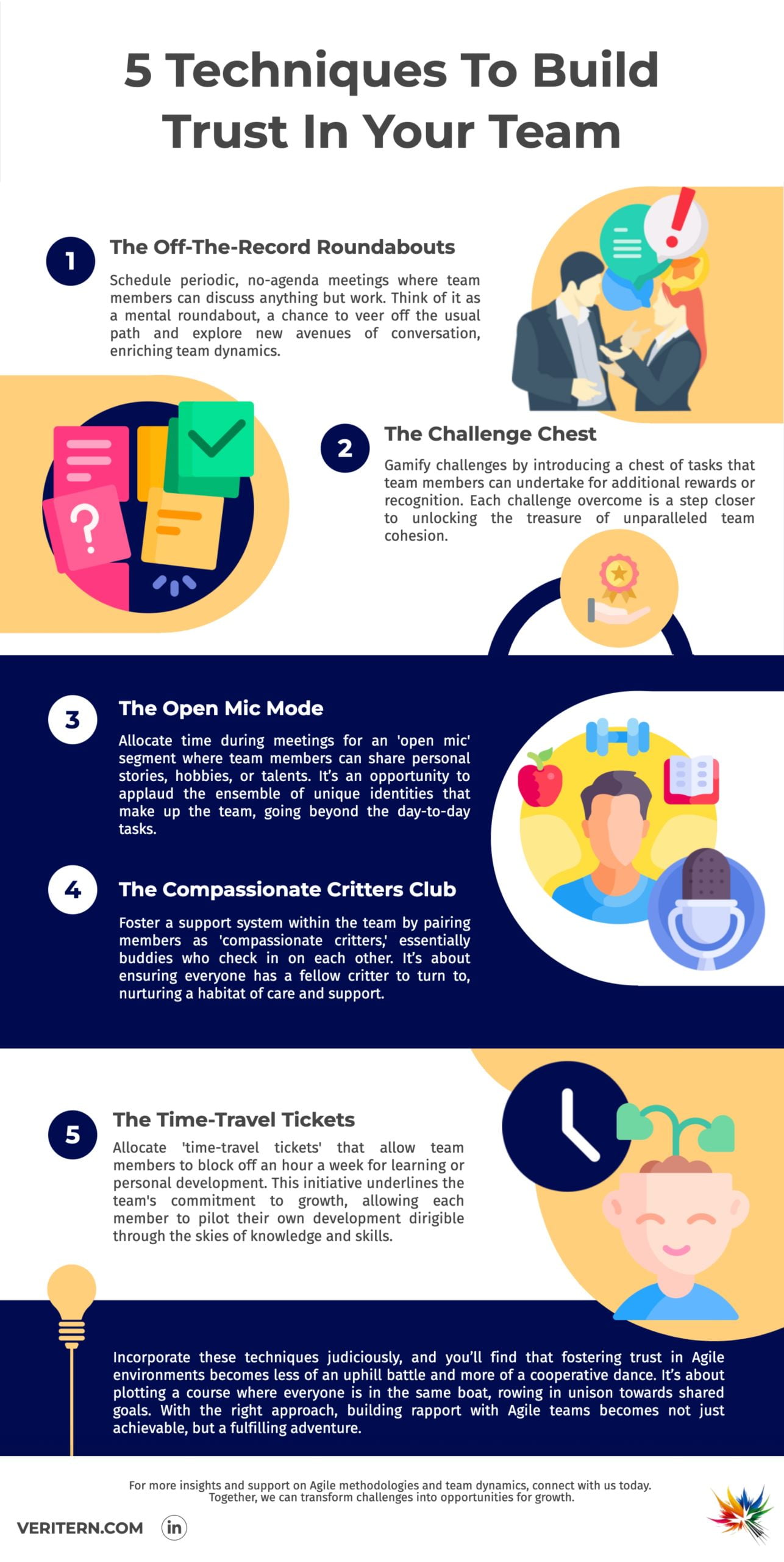 5 More Techniques To Build Trust In Your Team | Veritern